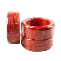 China 14AWG 2.5mm2 Stranded Copper Conductor PVC Insulated Red Color Building Wire For Household for sale
