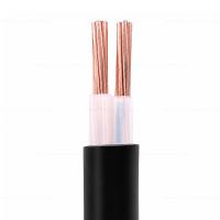 China Low Voltage 2 Cores Cable 2 X 10mm2 Stranded Copper Fire Resistant PVC Insulated Sheathed for sale