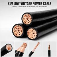 China Polyolefin Single Core Earth Cable ZR-YJV 1 X 35mm2 Single Conductor 0.6/1kV Indoor Power for sale