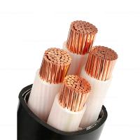 China ZR-YJV 4*10mm² Flame Retardant 4 Core Cable, 0.6/1kV, XLPE Insulation PVC Jacket for Construction Power for sale