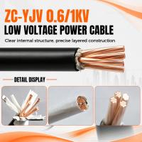 China Copper Conductor 4 Cores Cable ZR-YJV 4x240mm2 Flame Retardant Cable For Industrial for sale