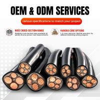 China 3+1 Core Flame Retardant 4 Cores Cable  For Factory Three Phase Main Power for sale