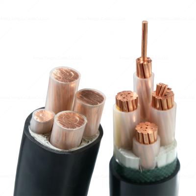 China Flame Retardant XLPE Insulated ZR-YJV 3×185mm²+1×95mm² Copper Cable for Power Grid Distribution Projects for sale