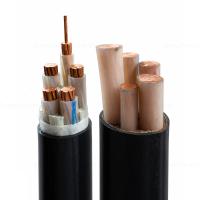 China 4x10mm2+1x6mm2 XLPE Copper Cable 0.6kV 1kV Flame Retardant for sale