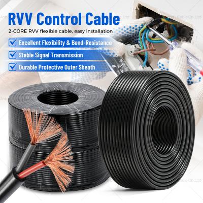 China 300V 500V 4 Core Flexible Cable 2x1.5mm2 PVC Flexible Control Stranded Bare Copper Wire for sale