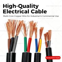 China 4.0mm2 3 Core Flexible Cable RVV PVC Fine Strand Copper Wire For Central AC for sale