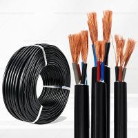 China OEM 2 Core Flexible Cable 4x10mm2+1x6mm2 RVV For Three Phase Earth Power Supply for sale