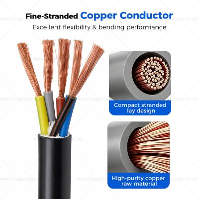China Fire Alarm Multi Core Cable 5 Core 1.5m2 RVV For Emergency System for sale