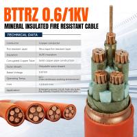 China Hospital Critical Fire Proof Cable Mineral 3200kg/Km Mi Heating Cable for sale