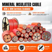 China Large Fire Rated Wire 4x95mm2+1x70mm2 Mineral Insulated Heating Cable for sale