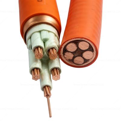 China BTTRZ Flame Retardant Cable 4x150mm2+1x120mm2 Mineral Insulated Cable for sale