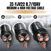 China High Capacity MV Cable YJV22 3x95mm² 8.7/15kV Armored XLPE Power Cable for sale