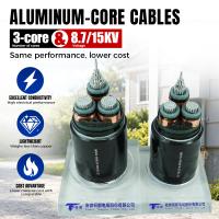 China 8.7KV 10kV  Mv Power Cable Armored  Skyscraper Main Aluminum Cable for sale