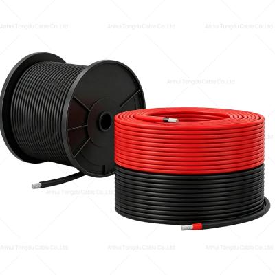 China PV Cable PV1-F 4.0mm² TUV UV Resistant Weatherproof 1500V DC Photovoltaic for sale