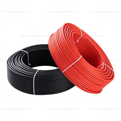 China DC Solar Wire PV1-F 4.0mm² TUV 1500V Copper XLPE Photovoltaic Cable for sale