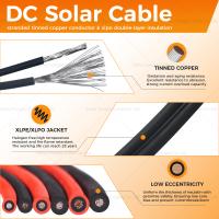 China Solar Main Cable PV1-F 6.0mm² TUV 1500V DC Heavy Duty PV Photovoltaic Wire for sale