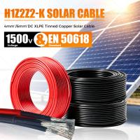 China Single Core Photovoltaic Solar Cable 6.0mm2 TUV Xlpe Cu Cable for sale