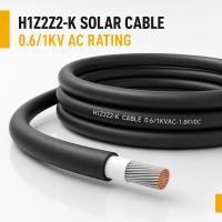 China Tinned Copper Photovoltaic Solar Cable Solar Panel  UV Resistant PV Wire for sale