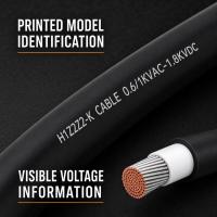 China TUV 1kV Photovoltaic Solar Cable H1Z2Z2-K 4mm2 Pv Cable for sale