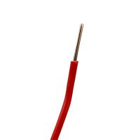 China Red Solid Copper Conductor PVC Insulated Single Core Copper Live Wire for sale