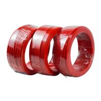 China Red Solid Copper Conductor PVC Insulated Single Core Copper Live Wire for sale