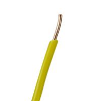 China Yellow  PVC Copper Single Core Switch Wire 450v 750V Lighting Control Cable for sale