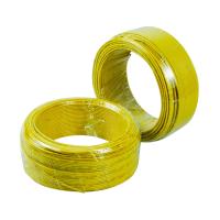 China Yellow  PVC Copper Single Core Switch Wire 450v 750V Lighting Control Cable for sale