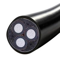 China 3x400mm2 Medium Voltage Power Cable Aluminum XLPE  Armored Mv Cable 8.7kV for sale