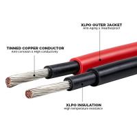 China H1Z2Z2-K 4.0mm2 Photovoltaic Solar Cable TUV 1500V XLPE Copper Cable for sale