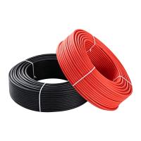 China H1Z2Z2-K 4.0mm2 Photovoltaic Solar Cable TUV 1500V XLPE Copper Cable for sale