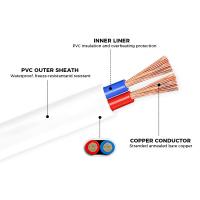 China RVVB 2x2.5mm2 Flat Sheathed Wires Flexible Twin Stranded Copper Sheathed Cable for sale