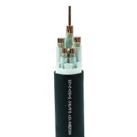 China WDZBN-YJY 5 Core 3x50mm²+2x25mm² Low Smoke Halogen Free Fire Resistant XLPE Cable 0.6/1kV for sale
