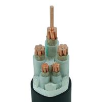 China WDZBN-YJY 5 Core 3x50mm²+2x25mm² Low Smoke Halogen Free Fire Resistant XLPE Cable 0.6/1kV for sale