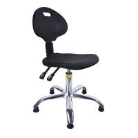 China Black PU Foam Anti Static Lab Chair Esd Lab Chair With Backrest for sale