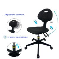 China 360mm Back PU Lab Antistatic Chairs for sale