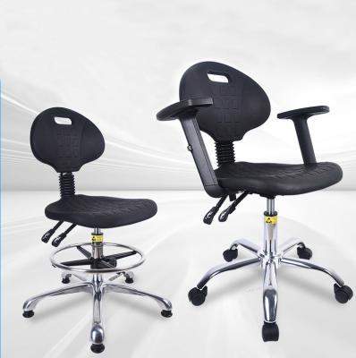 China 360mm Back PU Lab Antistatic Chairs for sale