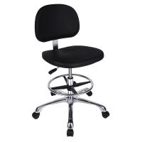 China Adjustable Industrial Anti Static Chairs Lab Custom PU Leather Chairs For Laboratory for sale
