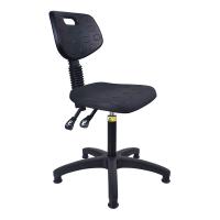 China 400mm Seat Laboratory Anti Static Office Chair PU Foaming Chairs Adjustable Backrest for sale