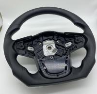 China Black SGS PU Steering Wheel Golf Car Steering Wheel Magnesium Alloy for sale