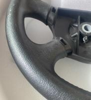 China Black SGS PU Steering Wheel Golf Car Steering Wheel Magnesium Alloy for sale