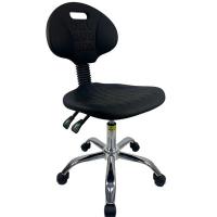 China Industrial Ergonomic Backrest PU Leather Chair Hospital 300lb Lab Chairs With Wheels for sale