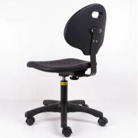 China Industrial Ergonomic Backrest PU Leather Chair Hospital 300lb Lab Chairs With Wheels for sale