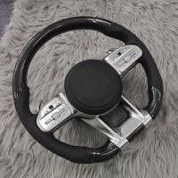 China Contoured Griped PU Steering Wheel ODM Car Modification Drift Steering Wheel for sale