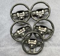 China Car Repair Sporty PU Steering Wheel 14 Inches Racing Steering Wheel for sale