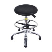 China 20 Inches Seat Indoor PU Leather Chair Indoor Clear Room Chair With Wheels for sale