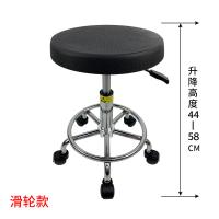 China Round ESD Anti Static Chairs Polyurethane Foaming Adjustable Pu Leather Office Chair for sale