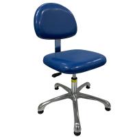 China Adjustable PU Leather Chairs Clean Room Office Fabric ESD Safe Lab Chairs for sale