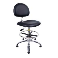 China Adjustable Height Lab PU Leather Chairs for sale