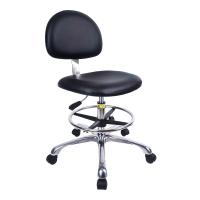 China Adjustable Height Lab PU Leather Chairs for sale
