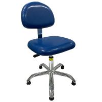 China Adjustable Height Lab PU Leather Chairs for sale